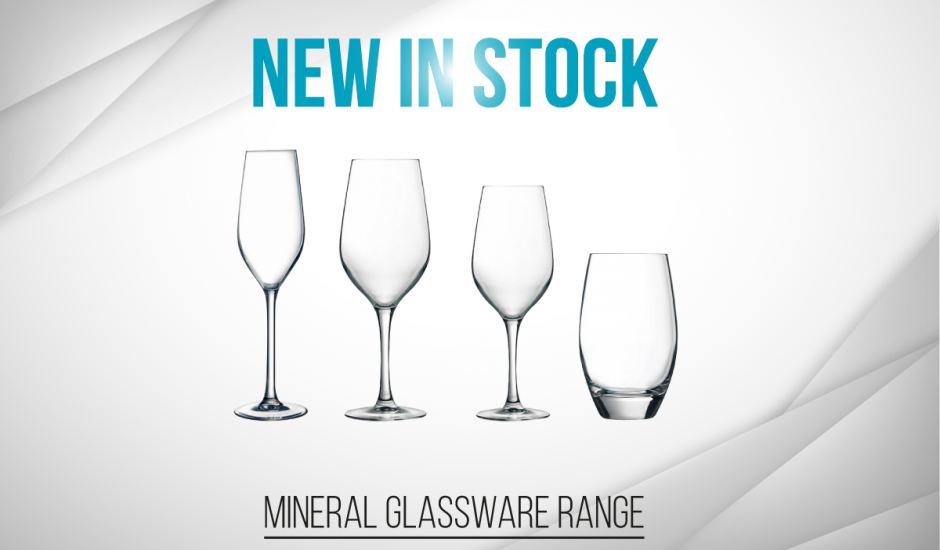 Introducing the new Mineral Glassware Range! - Yahire Furniture Hire Blog